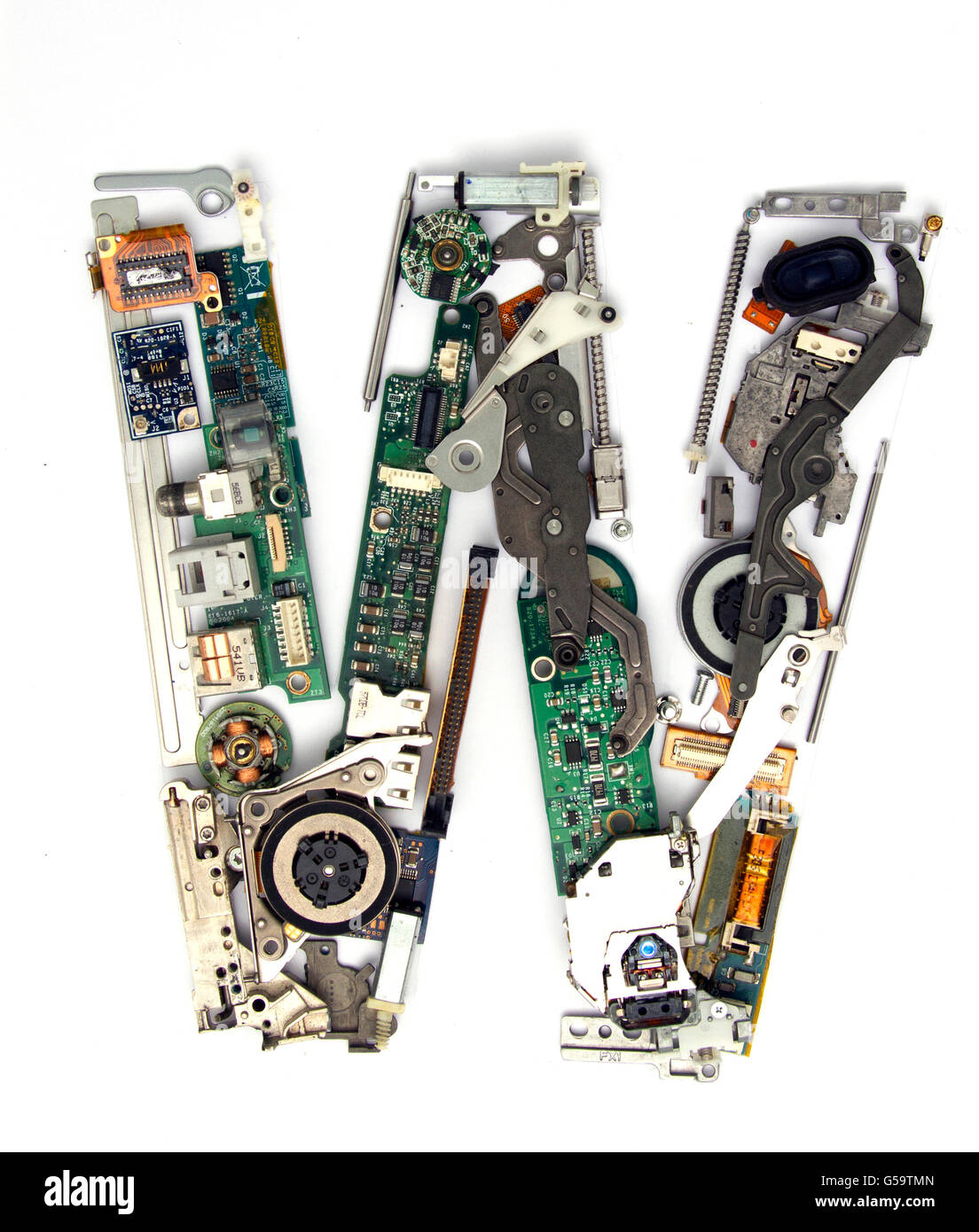 W typography font letter type hi-res stock photography and images - Alamy