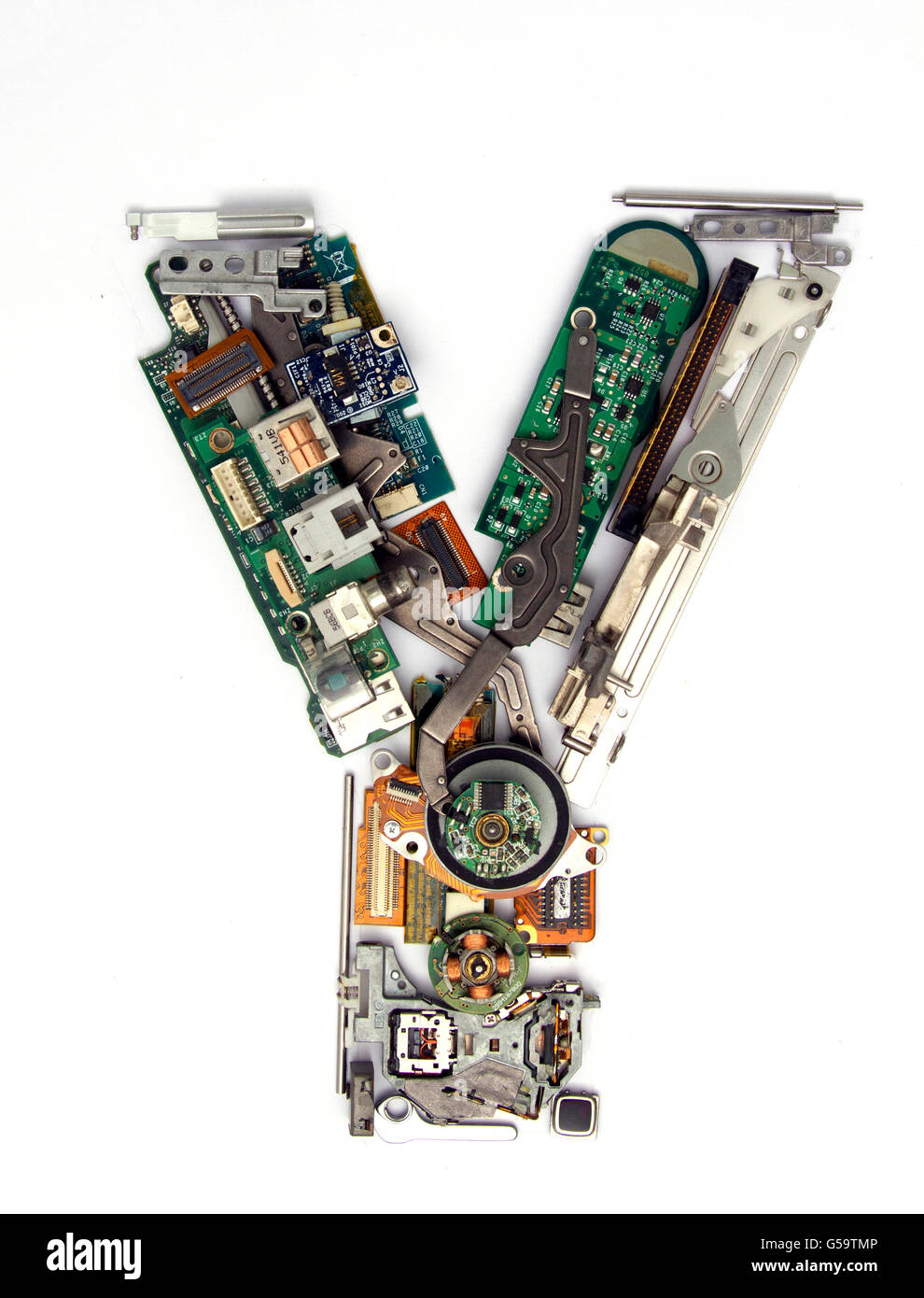 Typography made from objects hi-res stock photography and images - Alamy