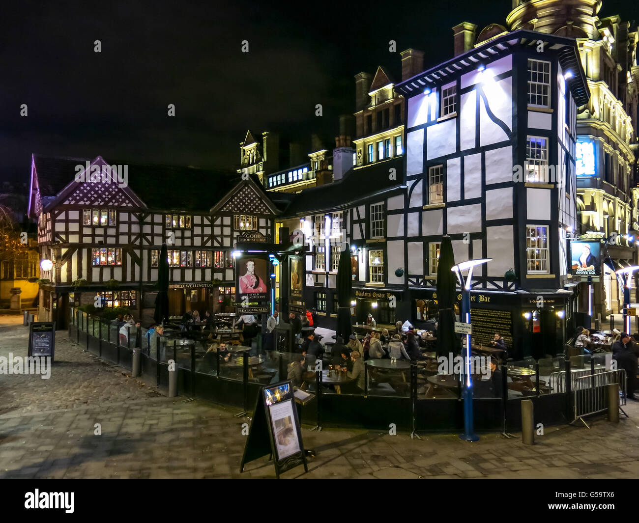 The Old Wellington Inn public house and Sinclairs Oyster Bar at ...