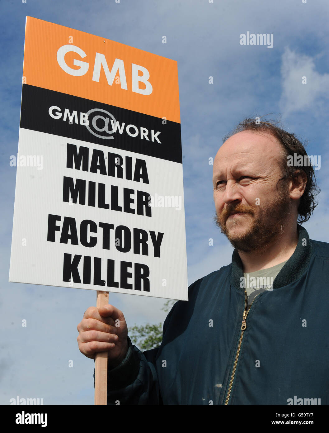 Remploy workers stage strike Stock Photo - Alamy