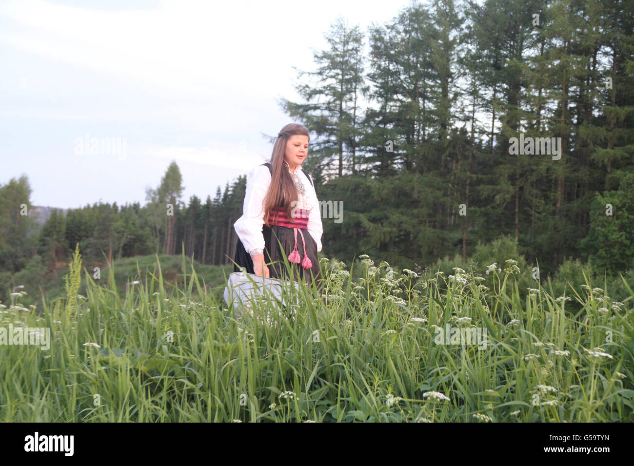 Traditional norwegian costume hi-res stock photography and images - Alamy