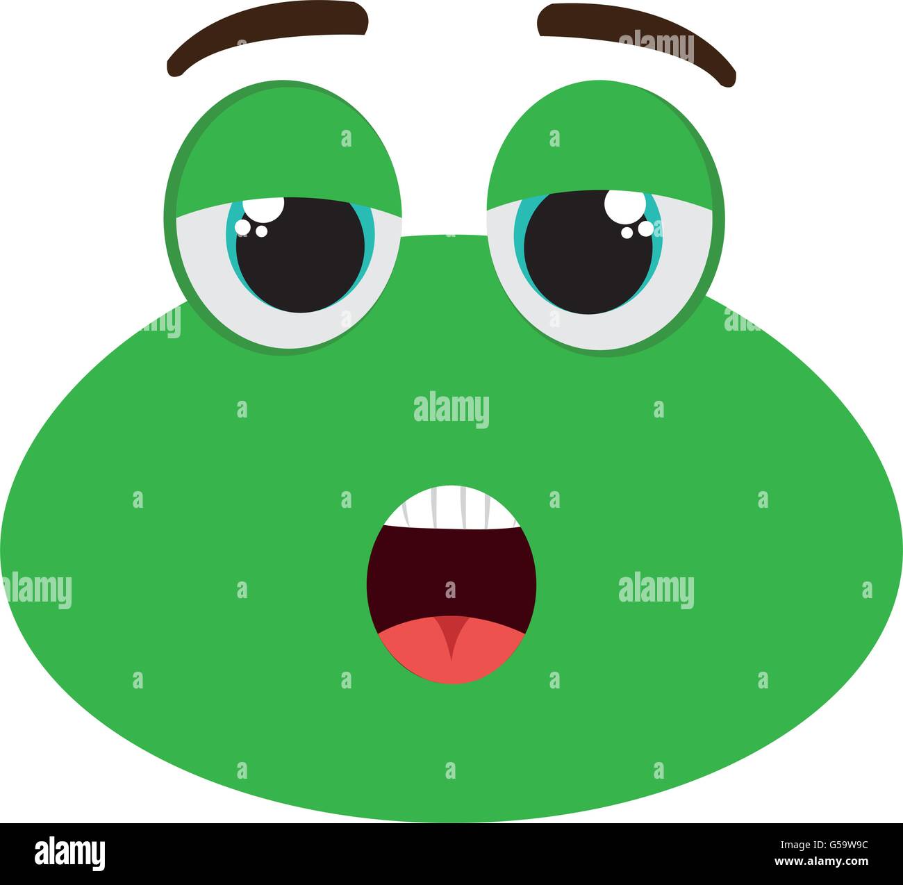 green avatar frog Stock Vector Image & Art - Alamy