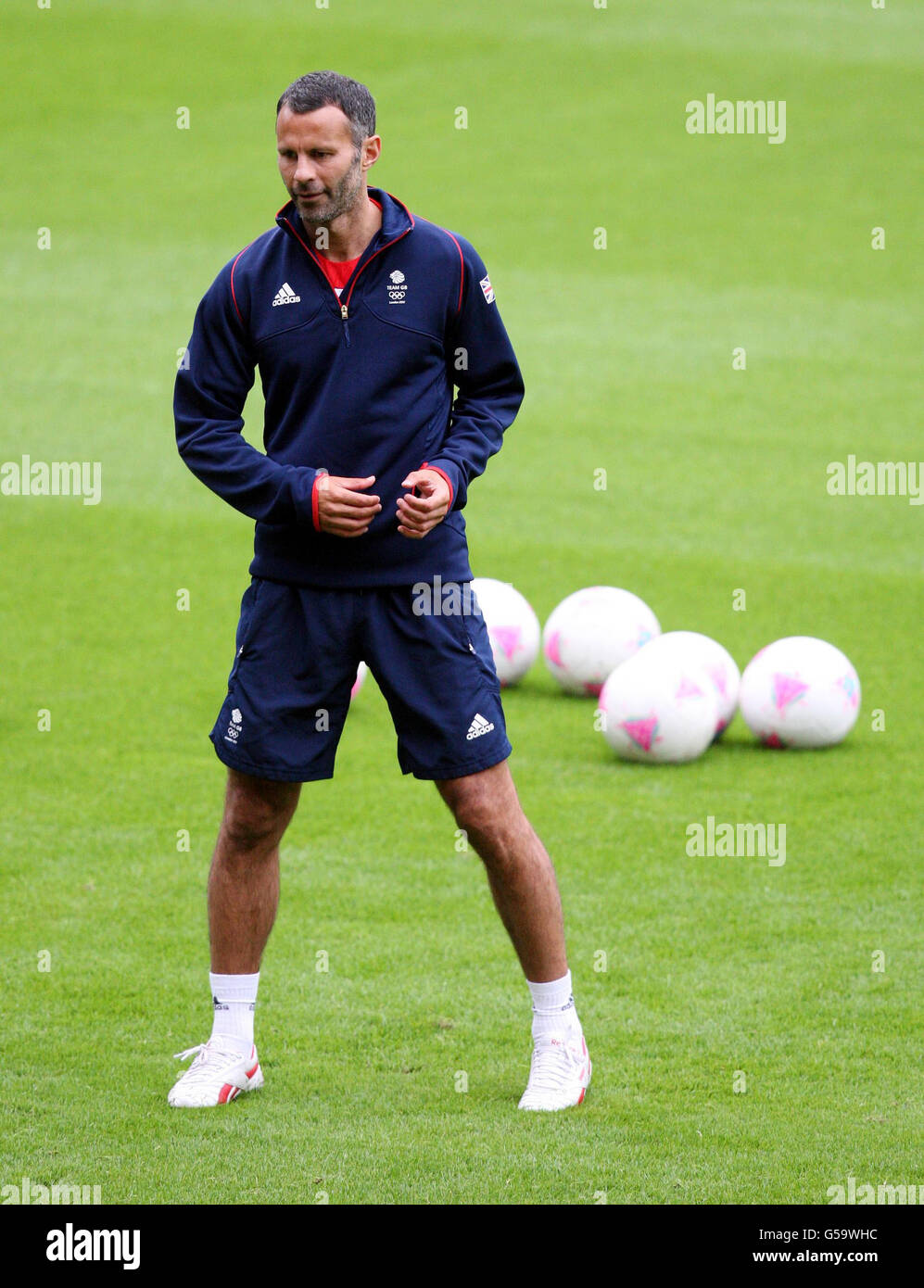 Olympics - Team Great Britain Mens Football Team - Training Session and ...