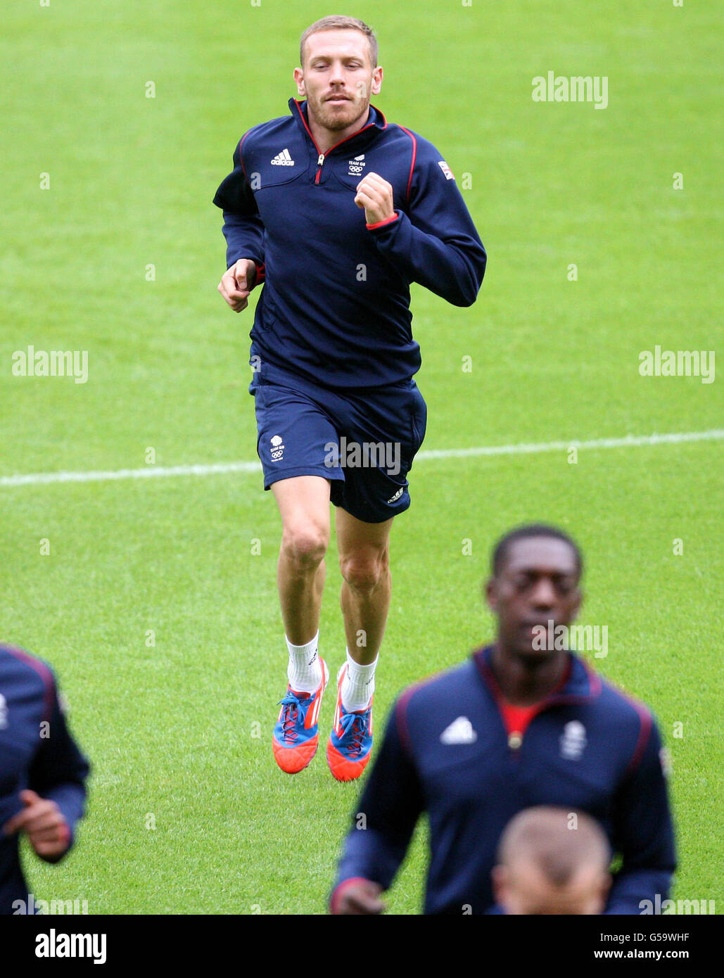 Olympics - Team Great Britain Mens Football Team - Training Session and ...