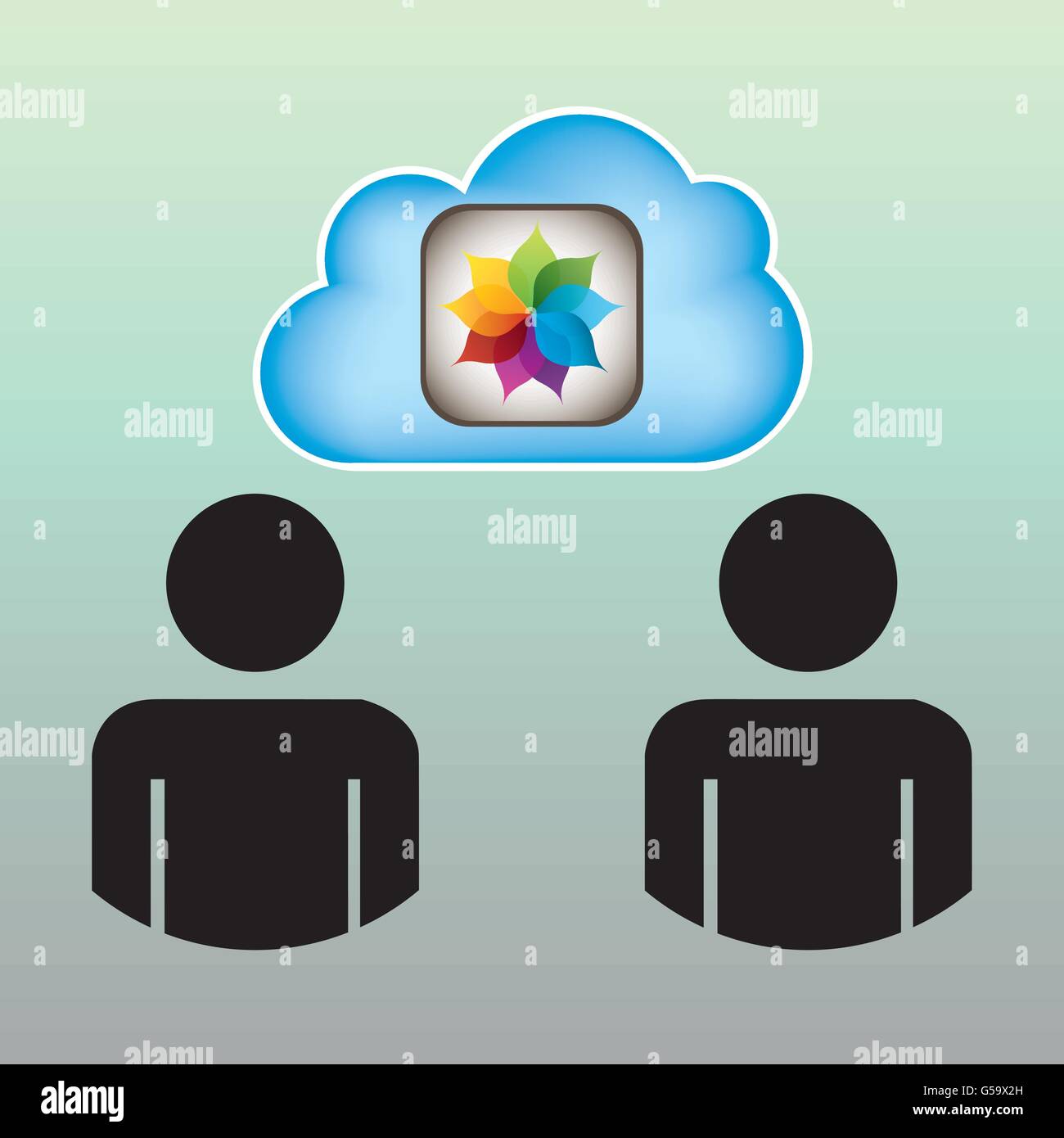 cloud computing design Stock Vector Image & Art - Alamy