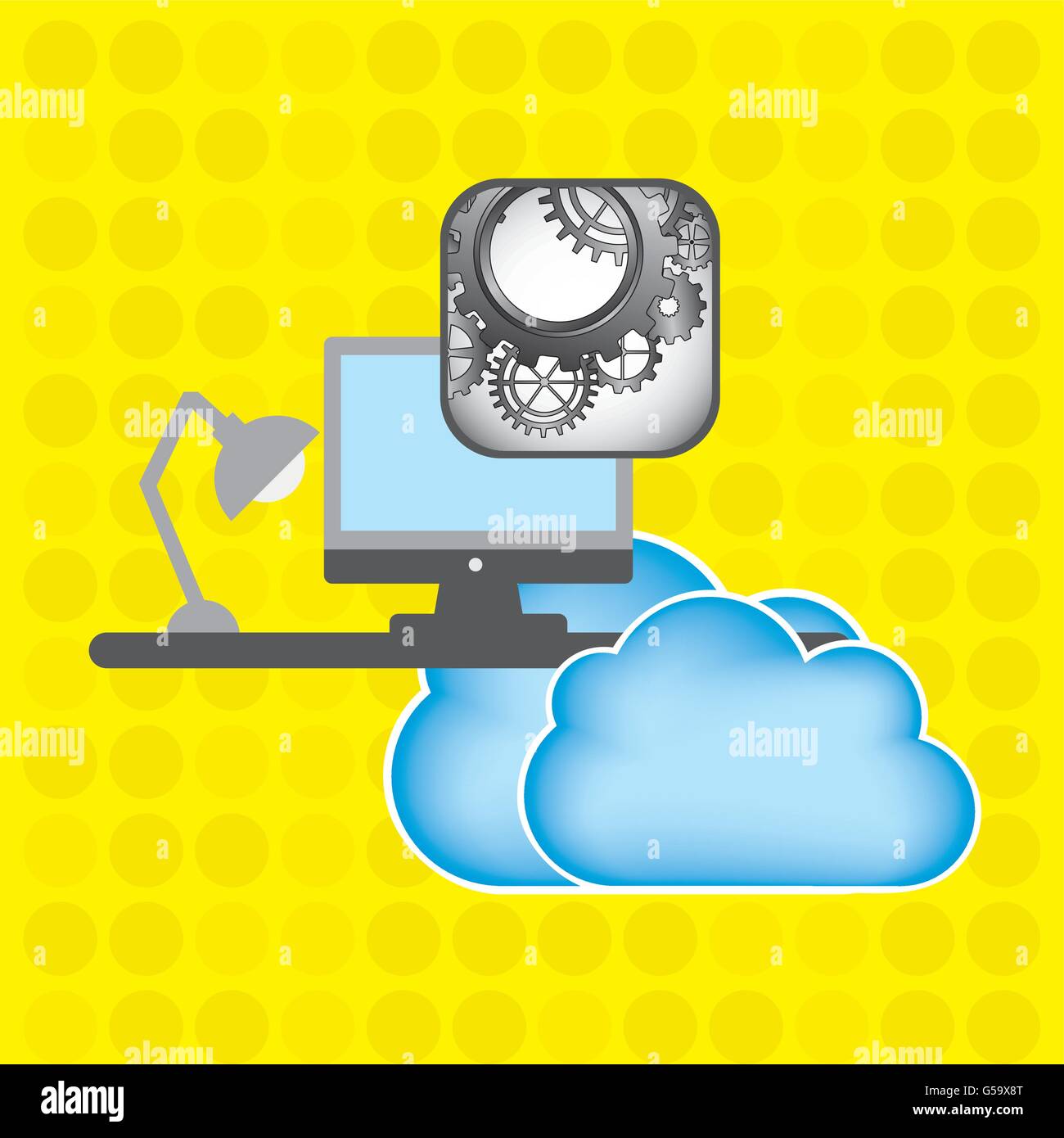 cloud computing design Stock Vector Image & Art - Alamy