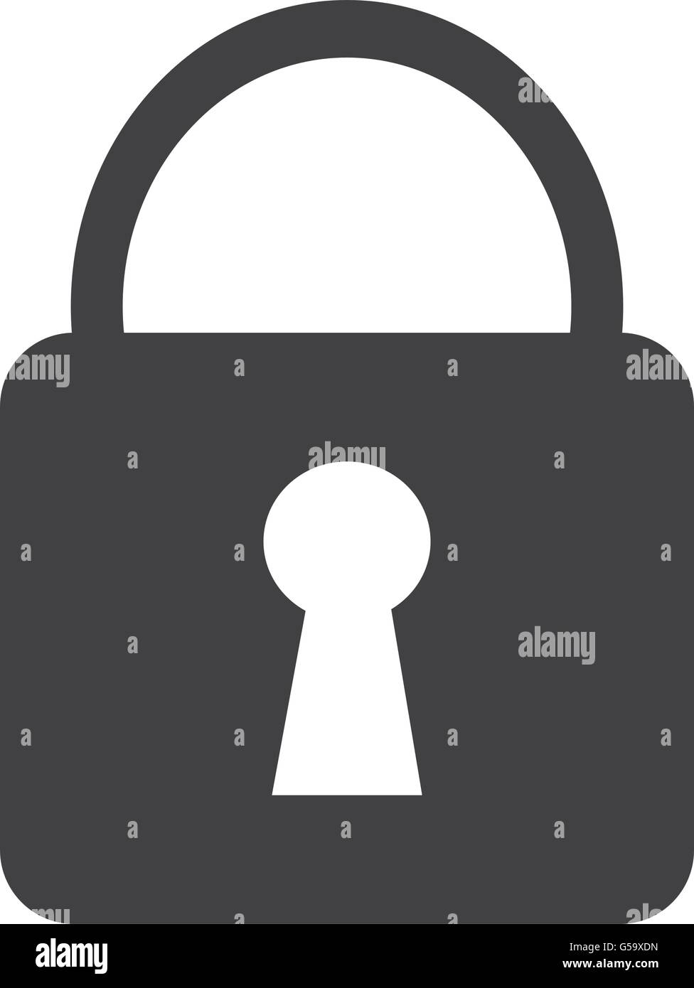 black lock icon with key space,vector graphic Stock Vector Image & Art ...