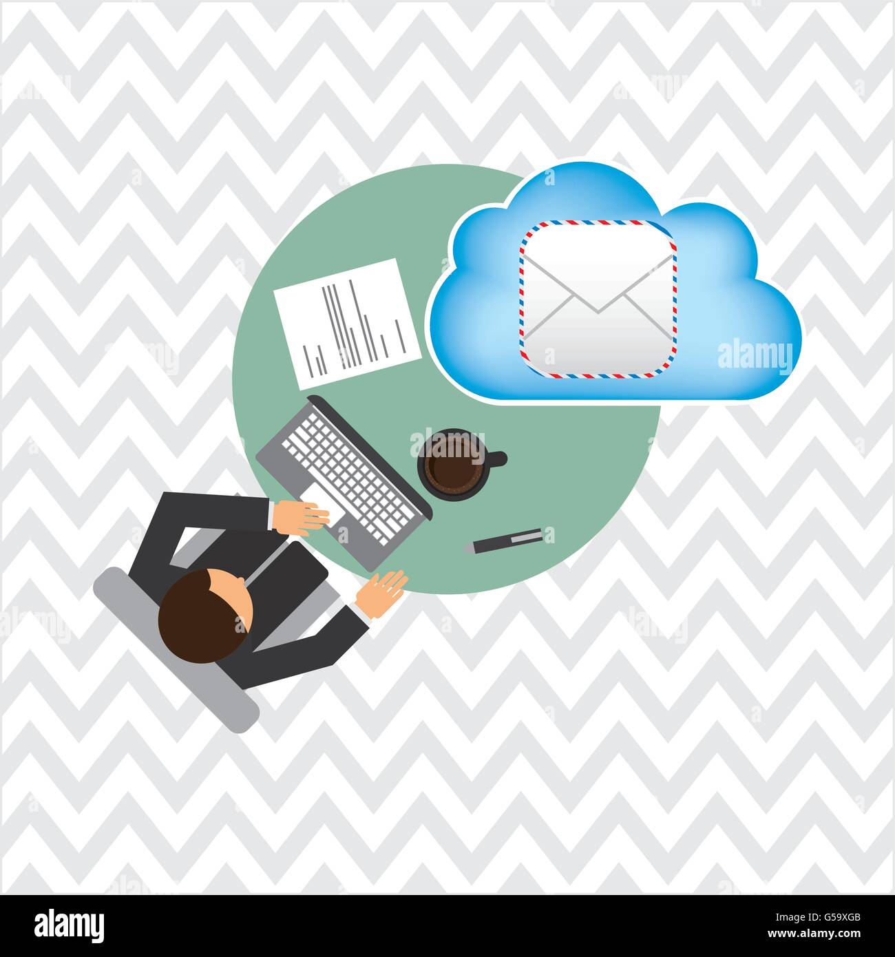 Cloud Computing Design Stock Vector Image And Art Alamy