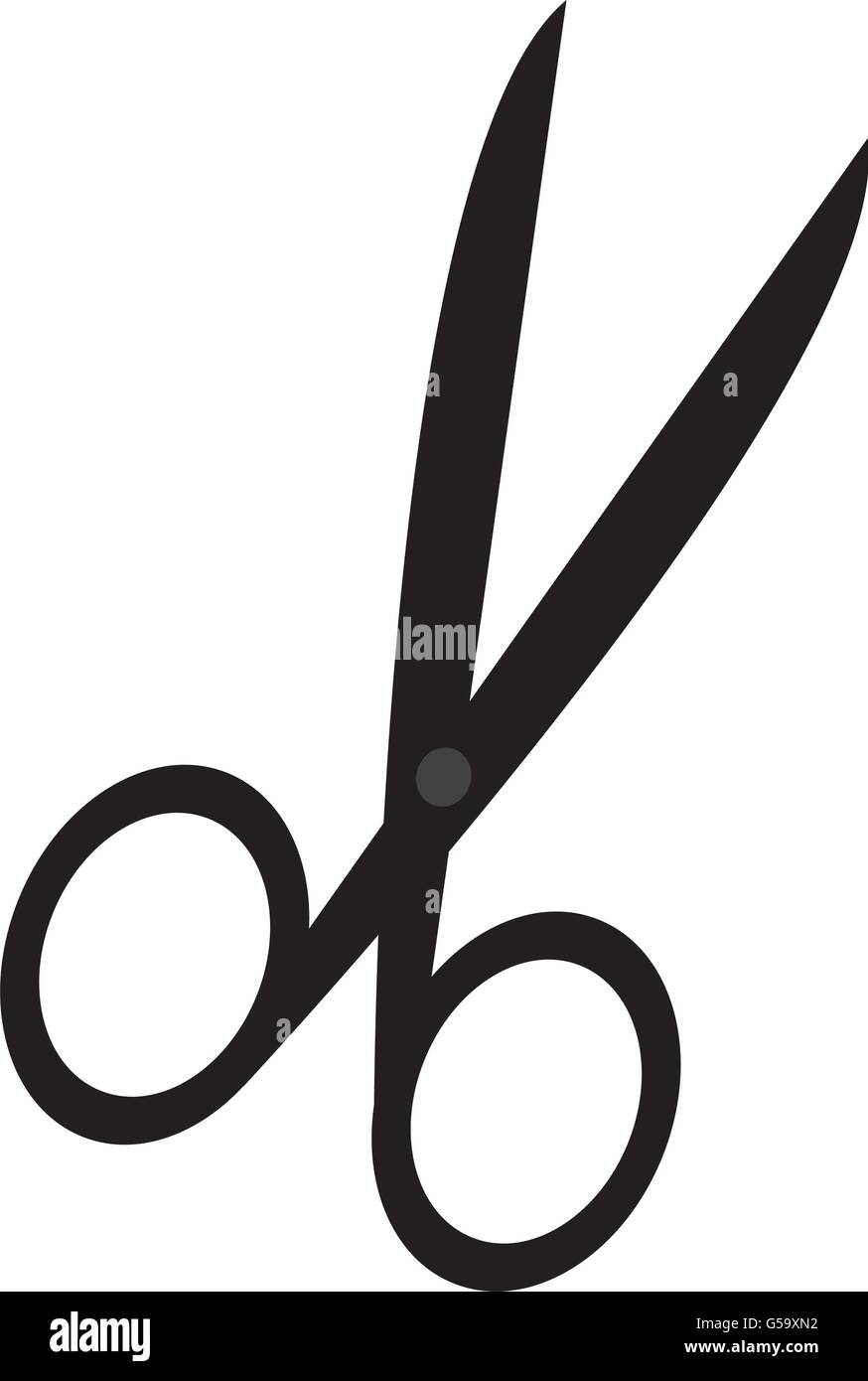 black scissors icon,vector graphic Stock Vector Image & Art - Alamy
