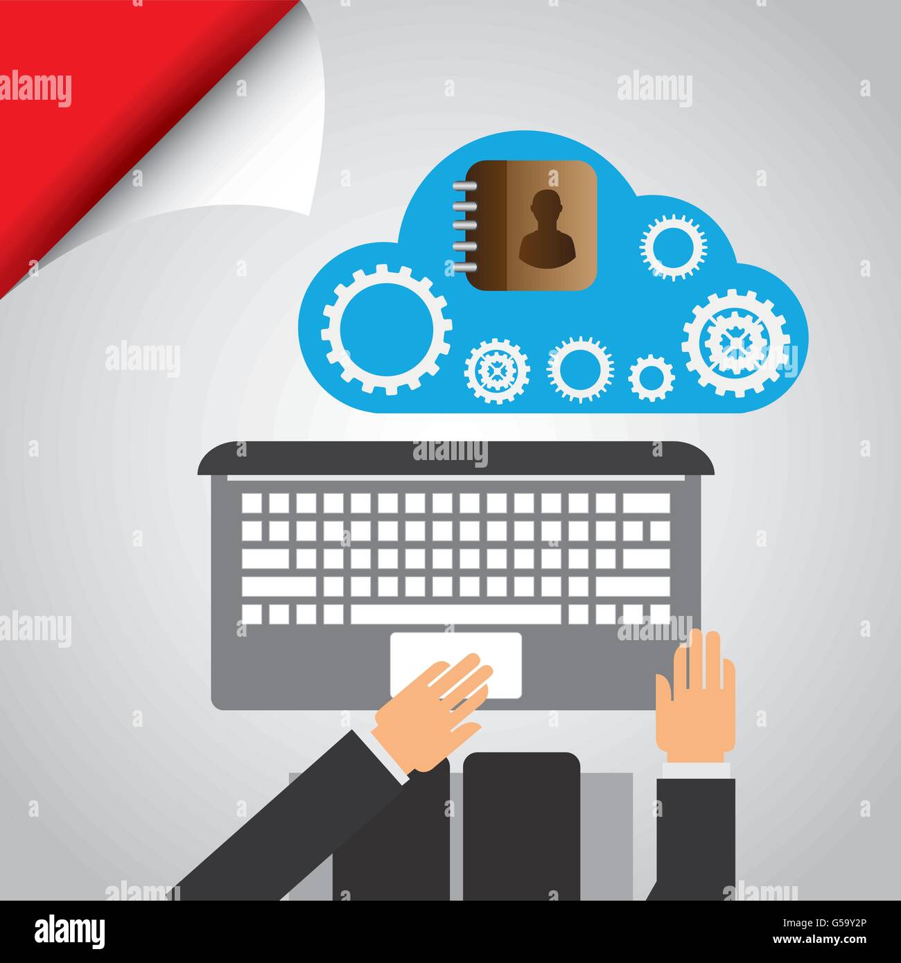 cloud computing design Stock Vector Image & Art - Alamy
