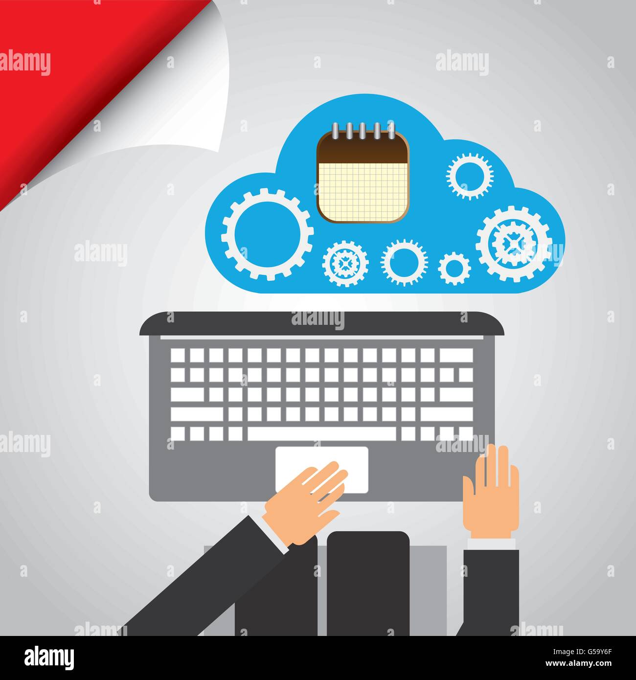 cloud computing design Stock Vector Image & Art - Alamy