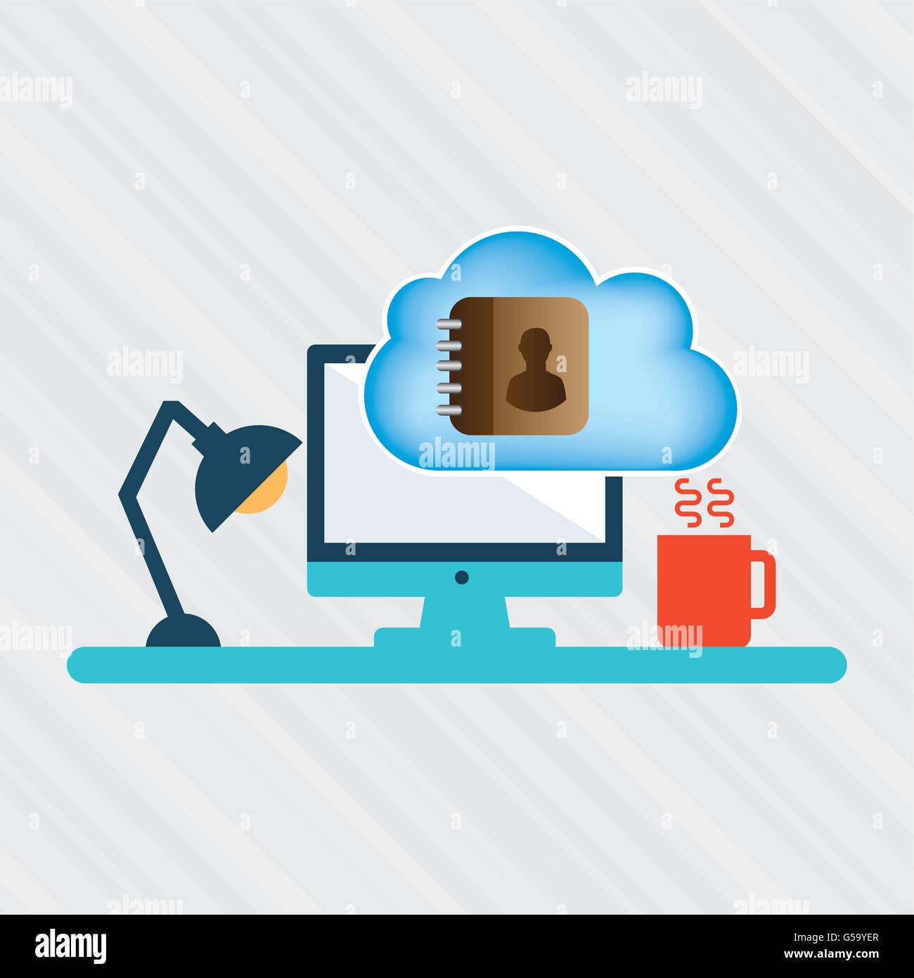cloud computing design Stock Vector Image & Art - Alamy