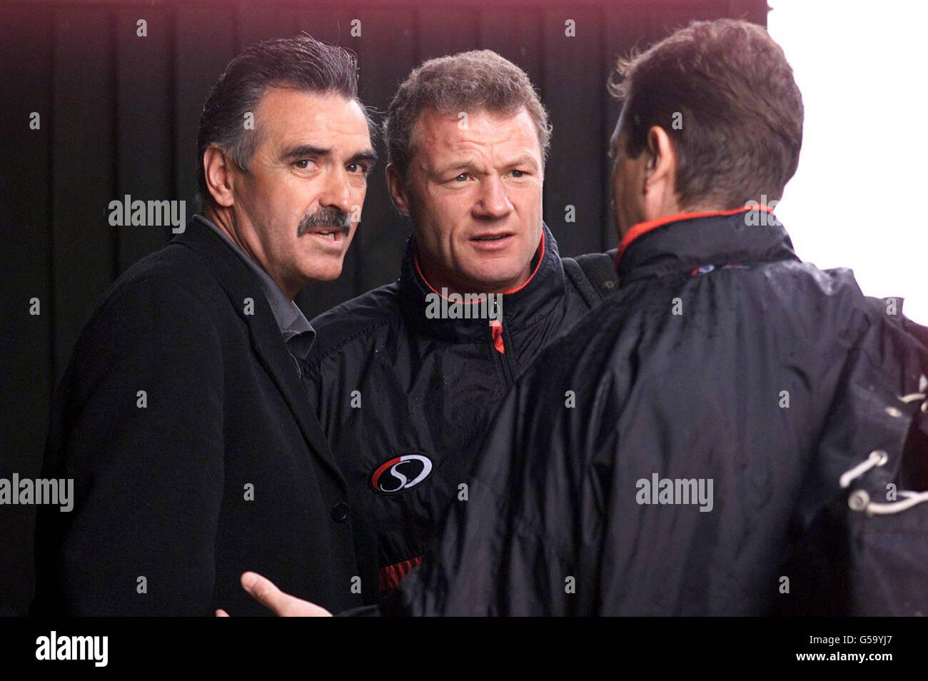 Glenn Hoddle's assistant John Gorman (left) arrives at Southampton FC's ...