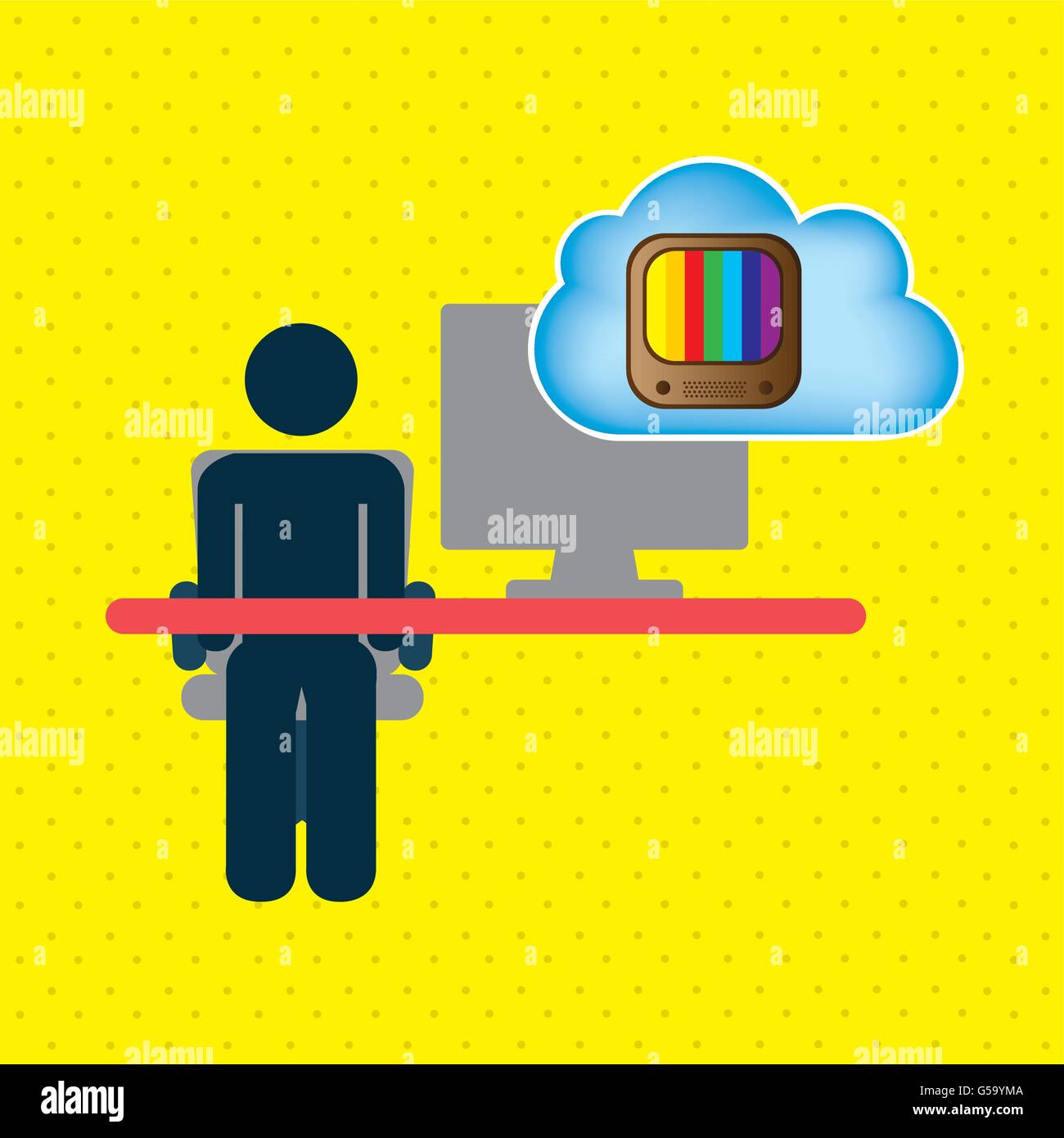 cloud computing design Stock Vector Image & Art - Alamy