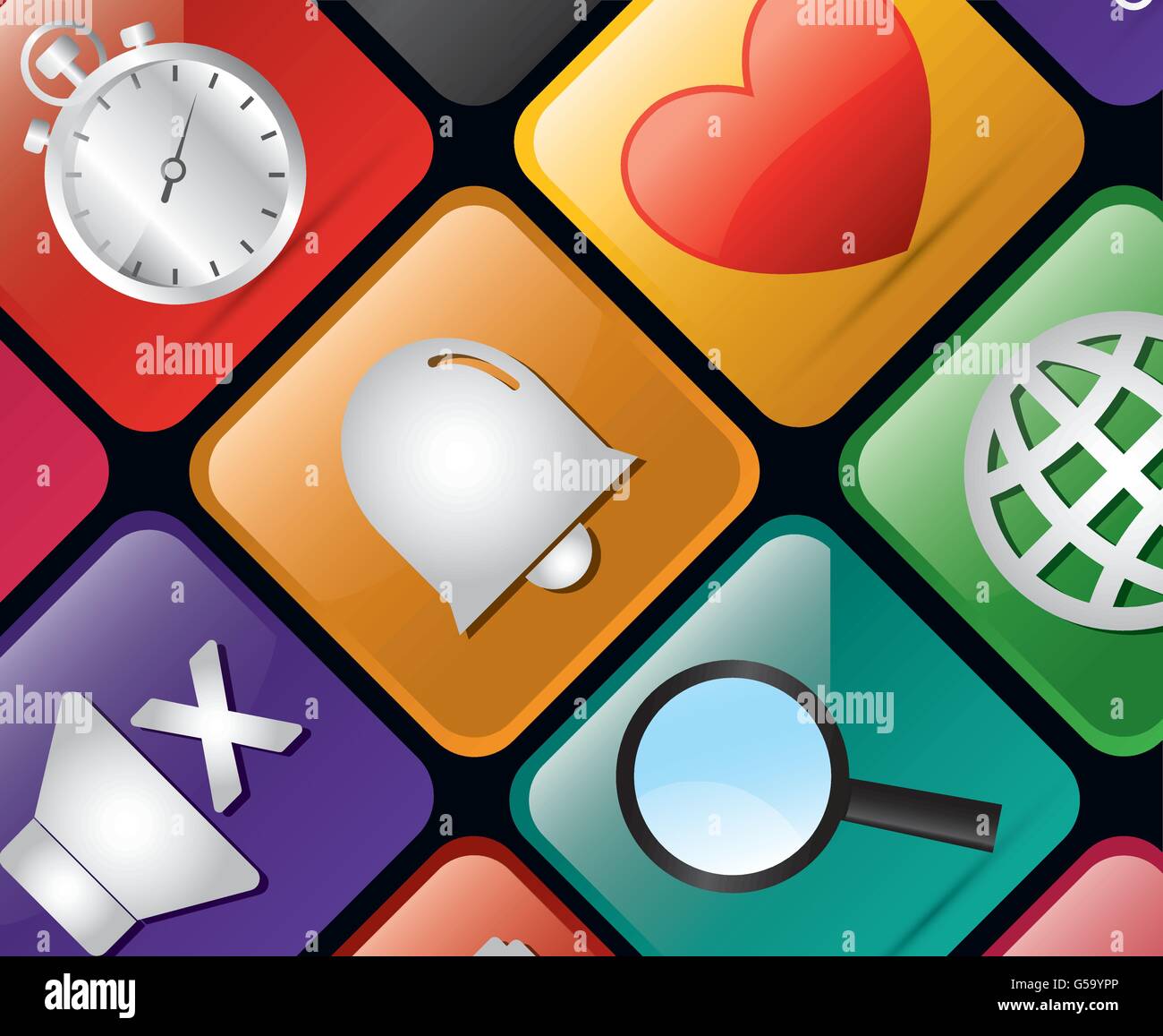 Mobile technology applications Stock Vector Image & Art - Alamy