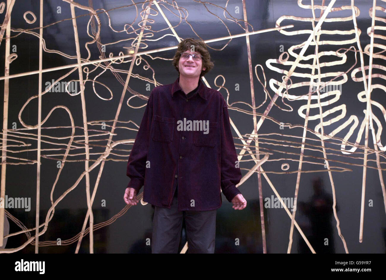 Artist DJ Simpson, one of the ten shortlisted for the 'Beck's Futures 2 ...