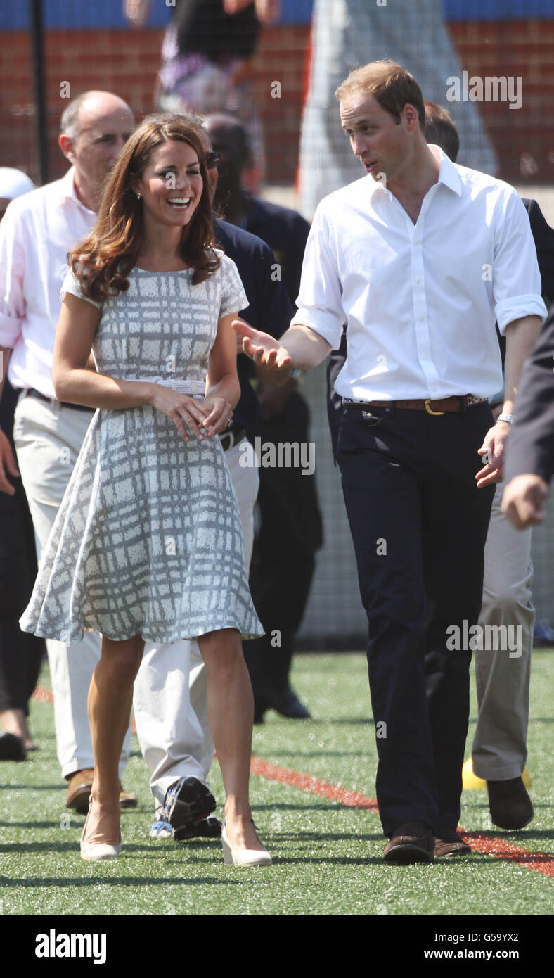 Royals attend sports project launch Stock Photo - Alamy