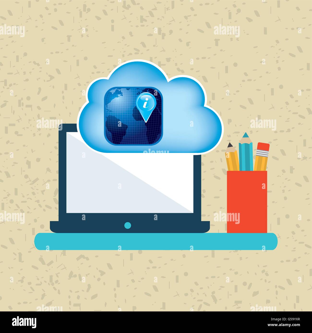 cloud computing design Stock Vector Image & Art - Alamy