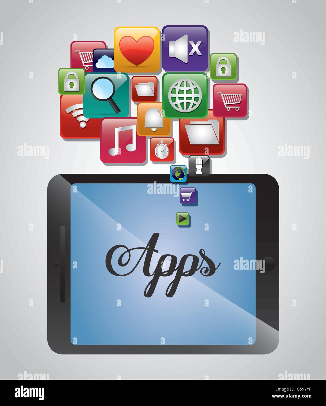 Mobile technology applications Stock Vector Image & Art - Alamy
