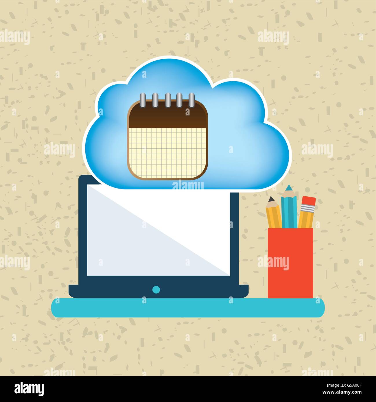 cloud computing design Stock Vector Image & Art - Alamy