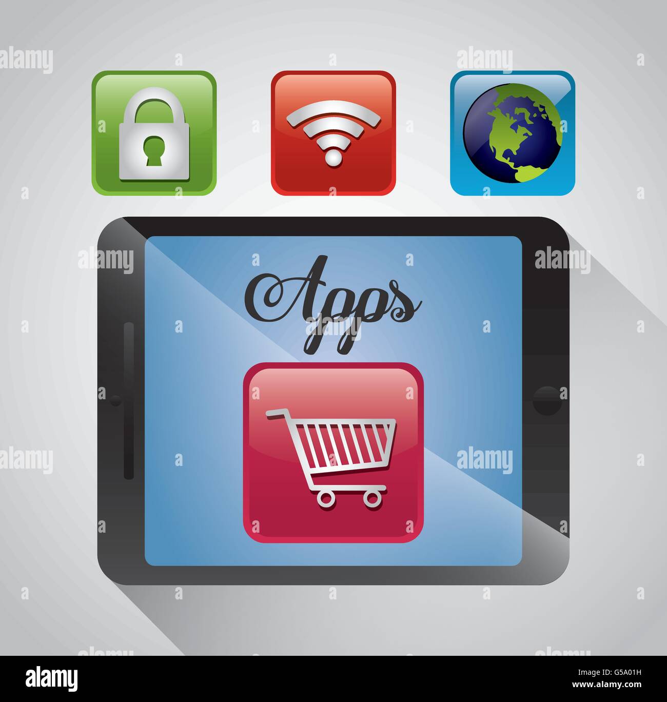 Mobile technology applications Stock Vector Image & Art - Alamy
