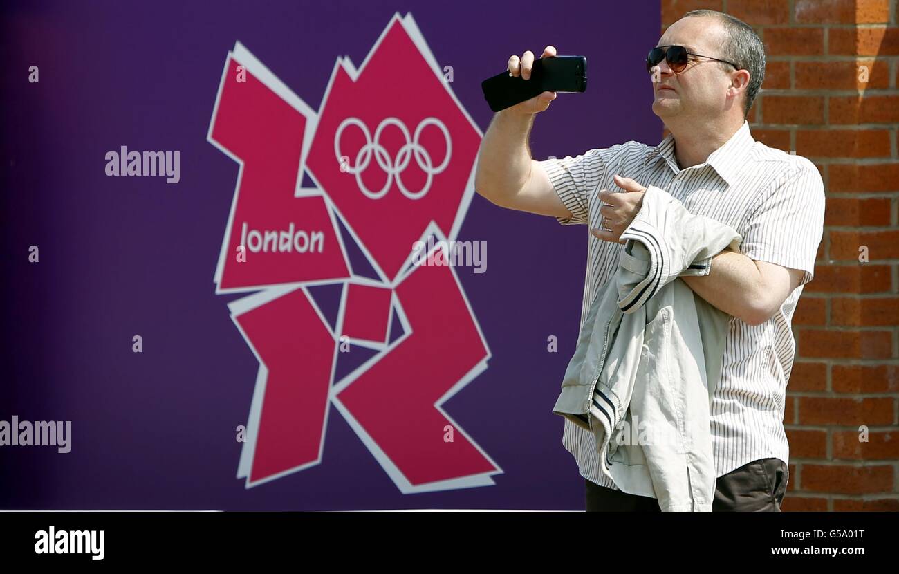 London Olympic Games - Pre-Games competitions - Thurs Stock Photo - Alamy