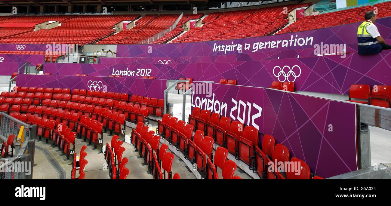 London Olympic Games - Pre-Games competitions - Thurs Stock Photo - Alamy