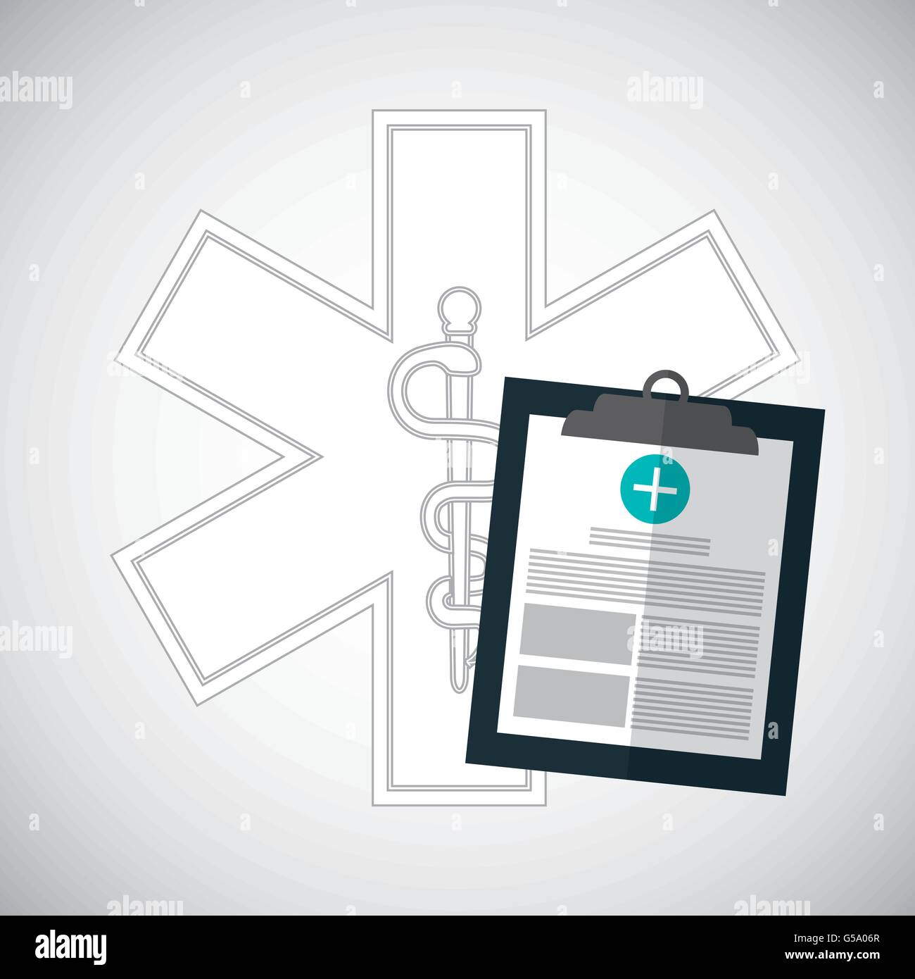 Medical care design. Health care icon. Colorfull illustration, v Stock ...