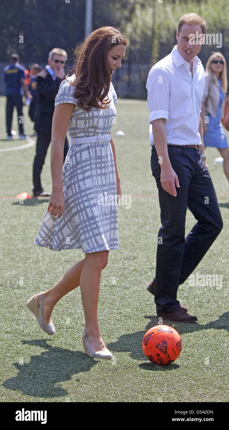 Royals attend sports project launch Stock Photo - Alamy