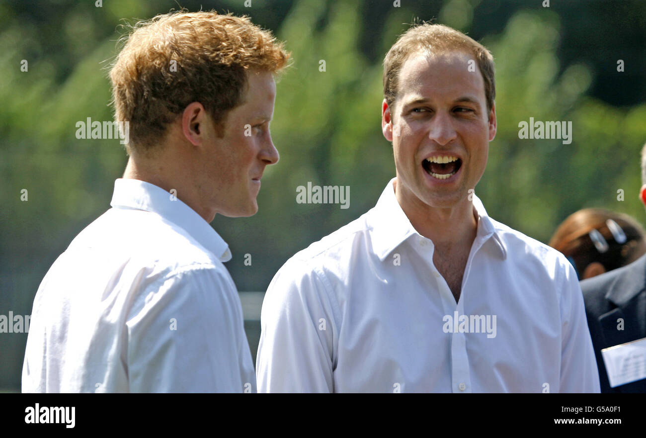 Royals attend sports project launch Stock Photo - Alamy