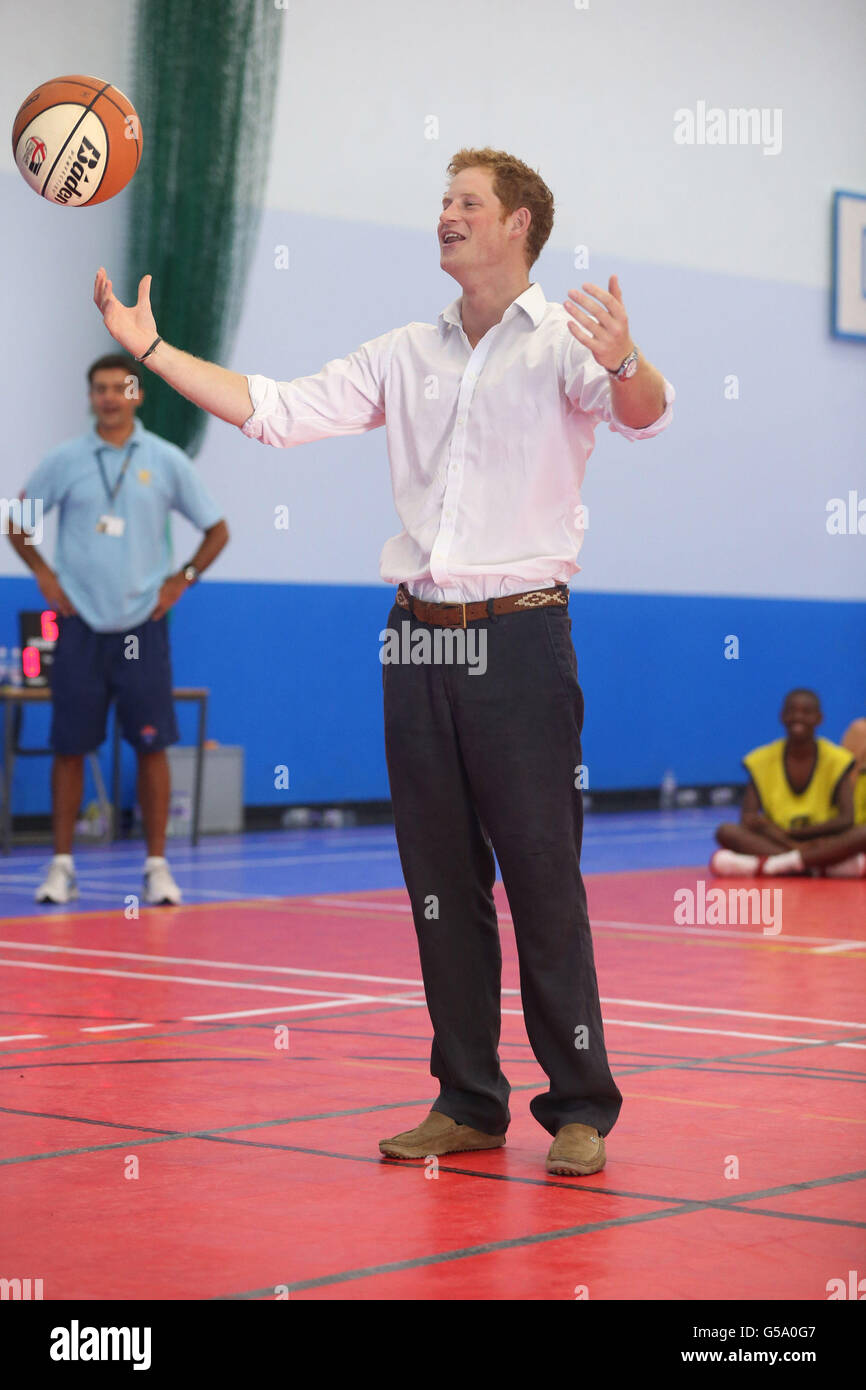 Royals attend sports project launch Stock Photo - Alamy