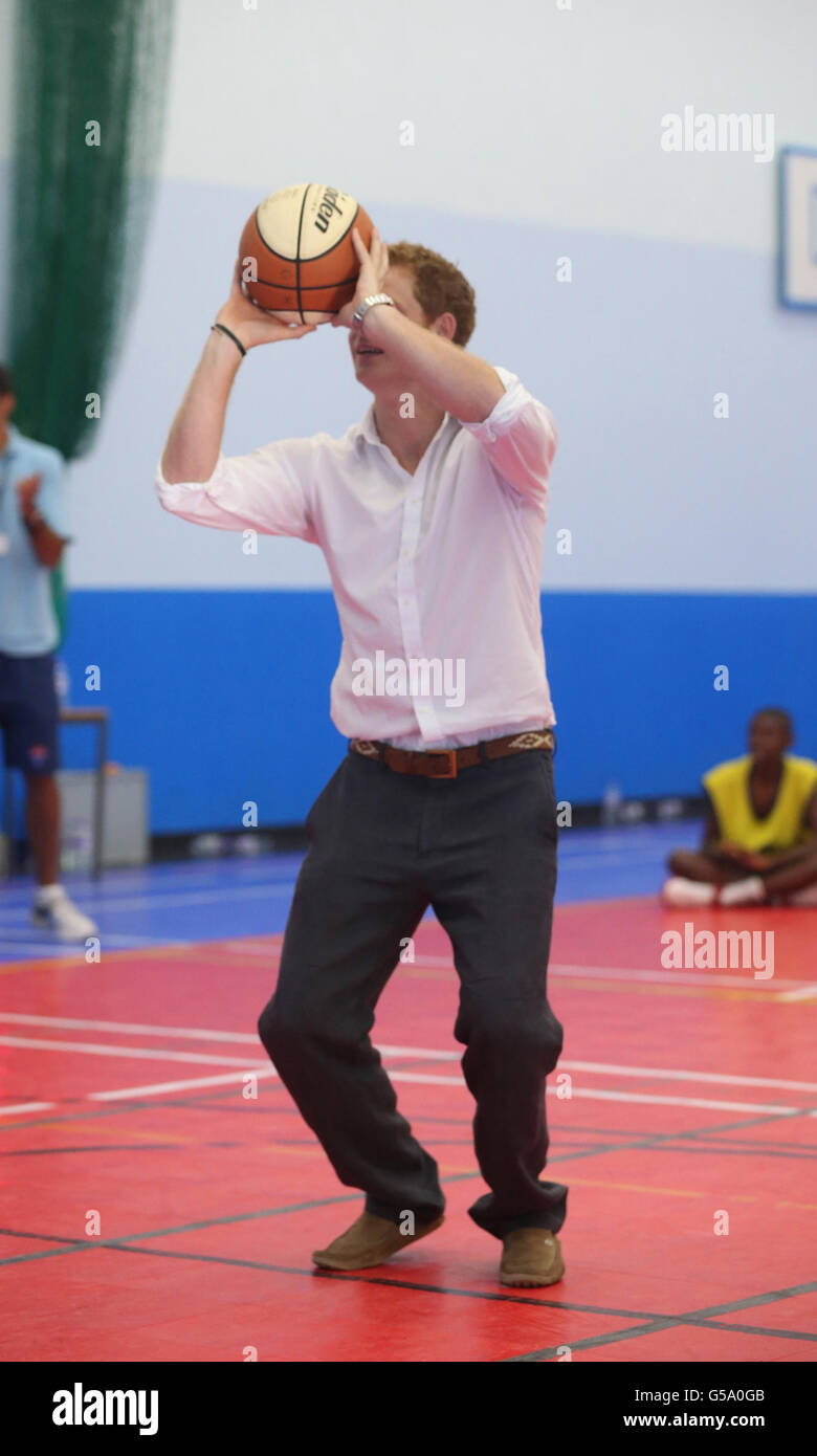 Royals attend sports project launch Stock Photo - Alamy