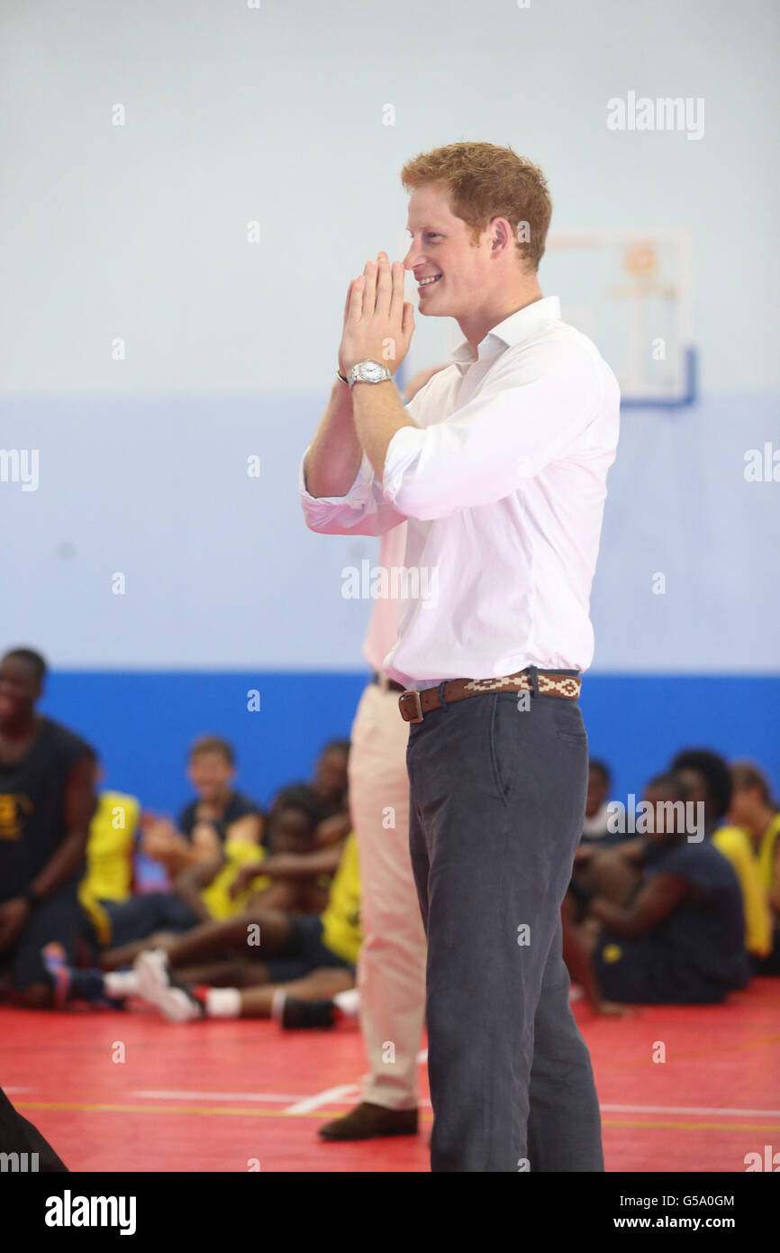 Royals attend sports project launch Stock Photo - Alamy