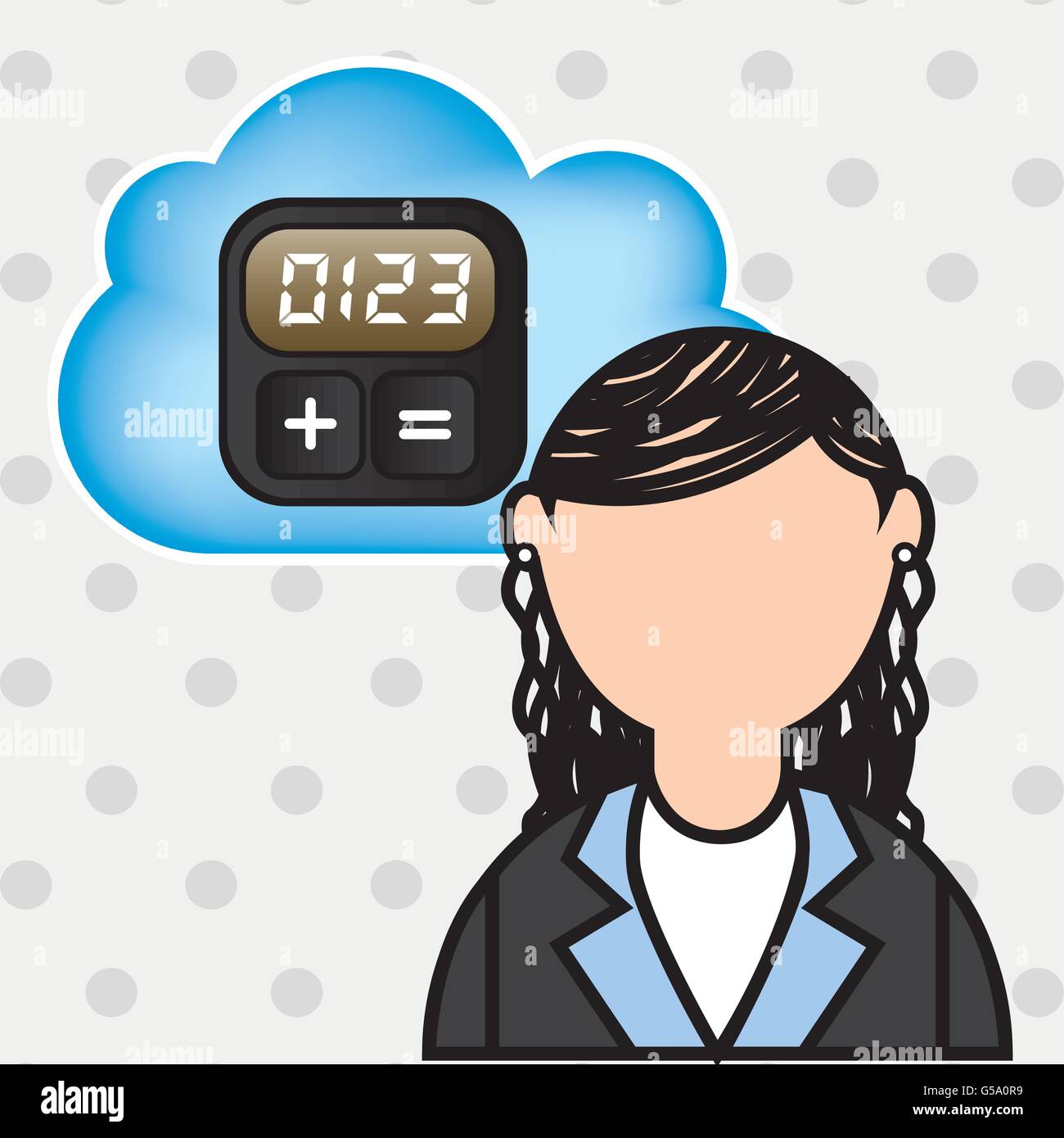 Cloud Computing Design Stock Vector Image And Art Alamy