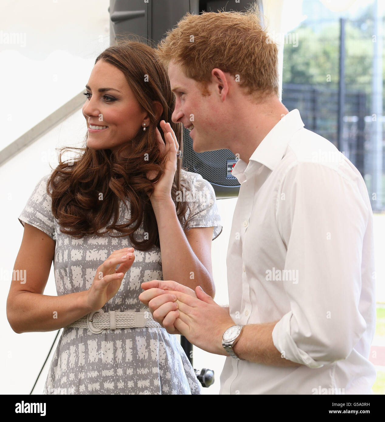 Royals attend sports project launch Stock Photo - Alamy