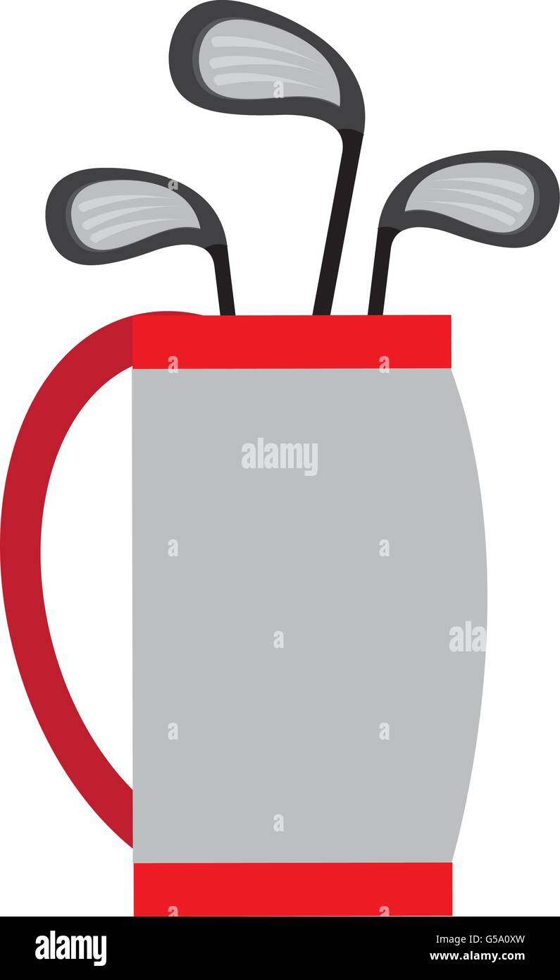 golf bag and bats ,vector graphic Stock Vector Image & Art - Alamy