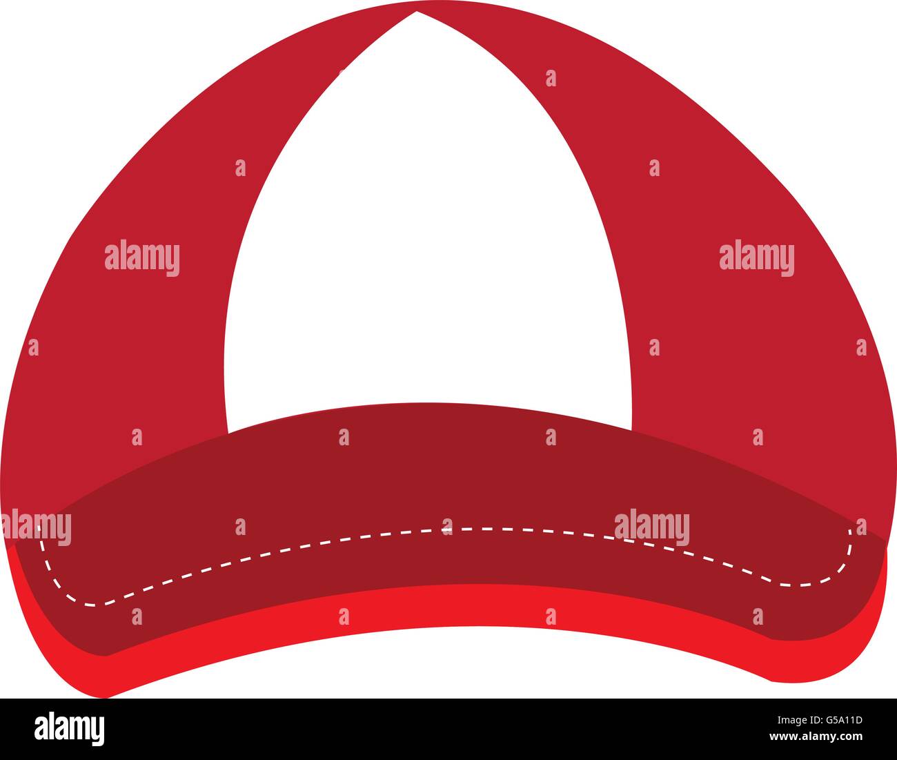 red and white cap,vector graphic Stock Vector Image & Art - Alamy