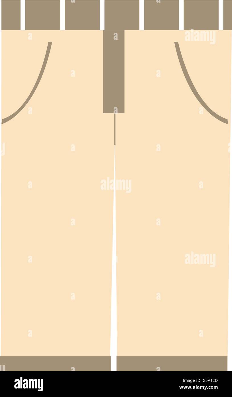 khaki pants front view,vector graphic Stock Vector Image & Art - Alamy
