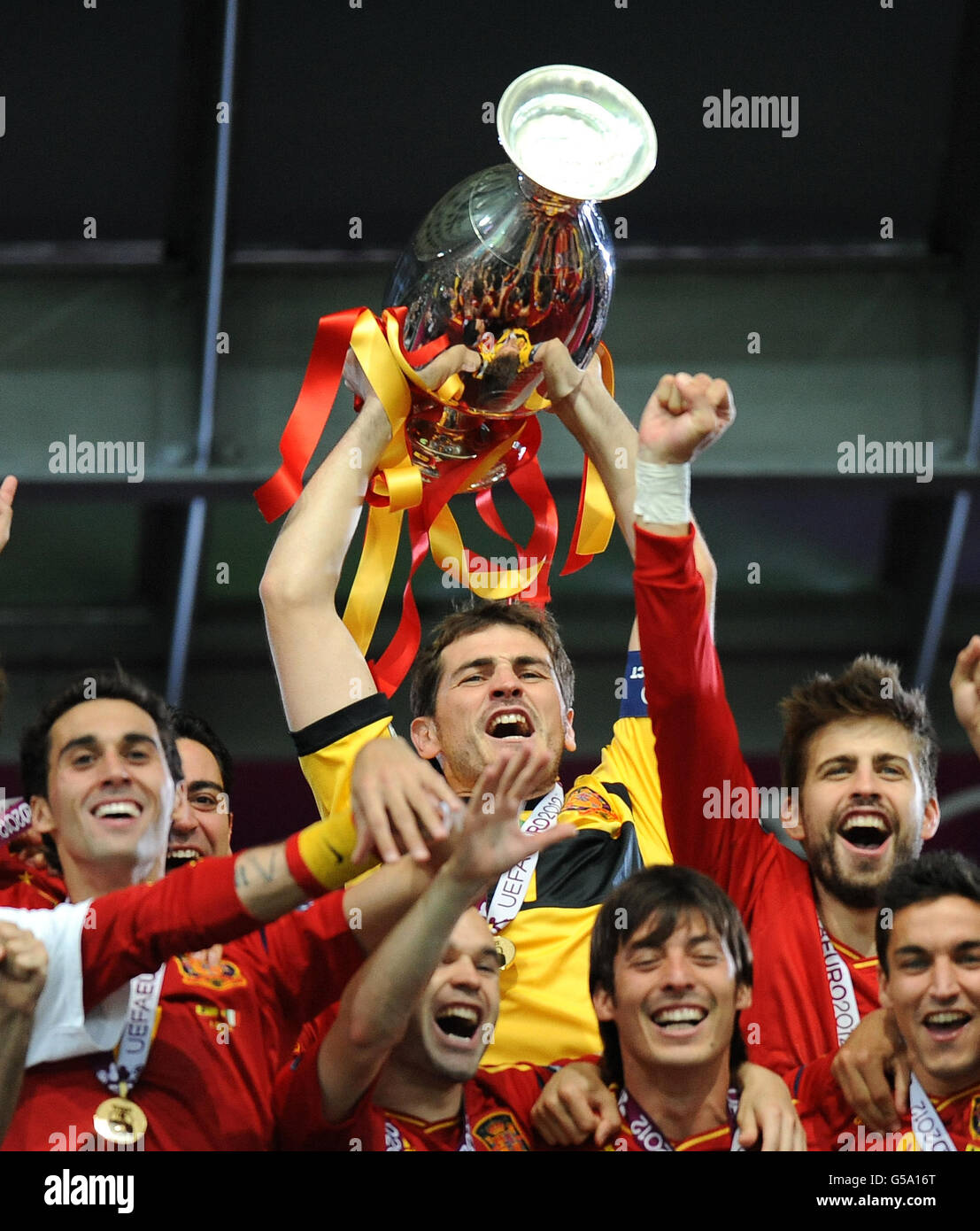 Soccer - UEFA Euro 2012 - Final - Spain v Italy - Olympic Stadium Stock ...