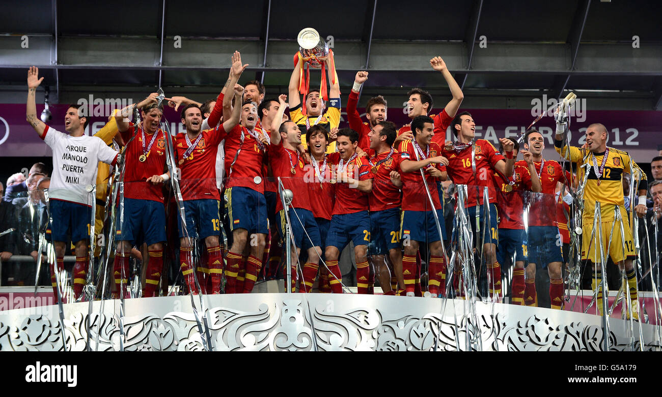 Soccer - UEFA Euro 2012 - Final - Spain v Italy - Olympic Stadium ...