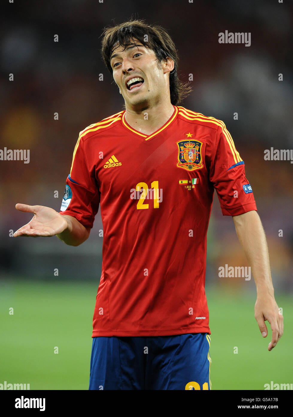 Soccer - UEFA Euro 2012 - Final - Spain v Italy - Olympic Stadium Stock ...