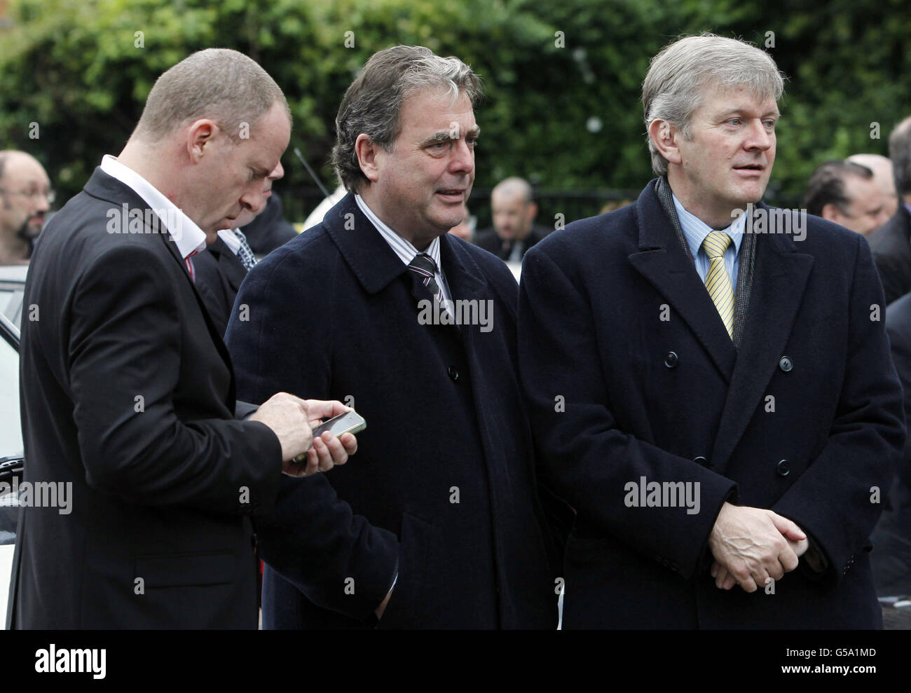 (From the left) Ian Mallon, Michael Denieffe and Eddie Cunningham ...
