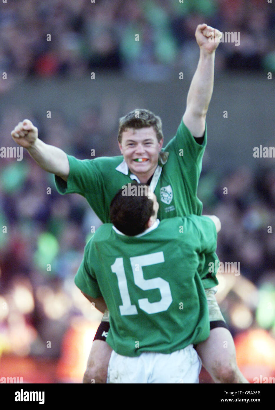 Irelands brian odriscoll facing camera hi-res stock photography and ...