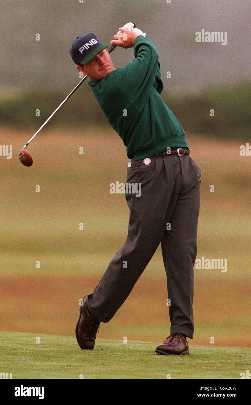 Golf, British Open Practice Stock Photo - Alamy