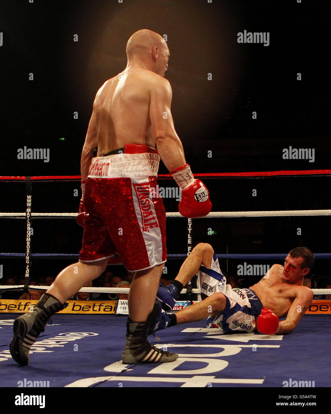Boxing - Motorpoint Arena - Sheffield Stock Photo - Alamy