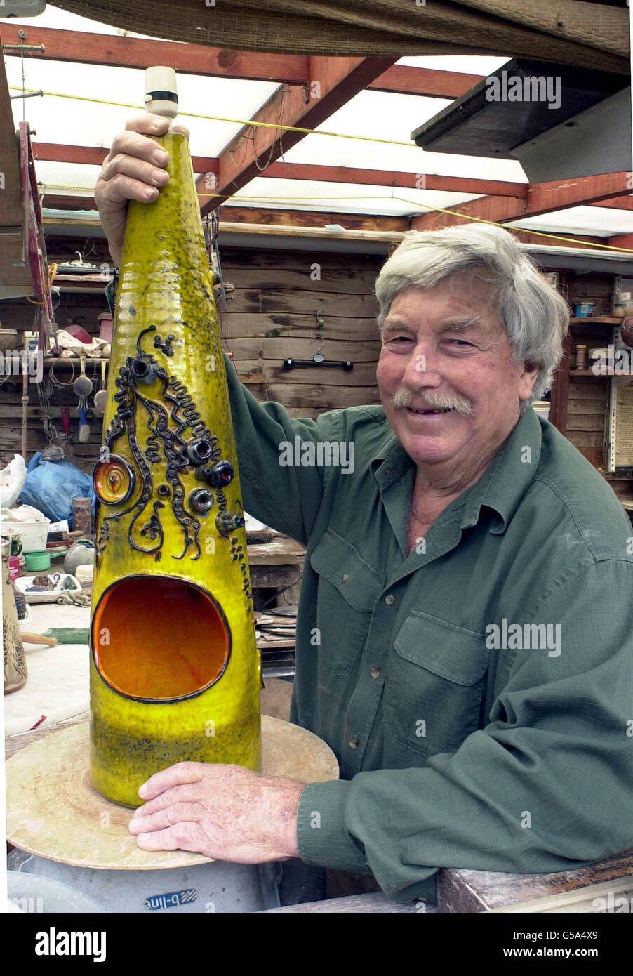Poole Pottery Guy Sydenham Stock Photo - Alamy