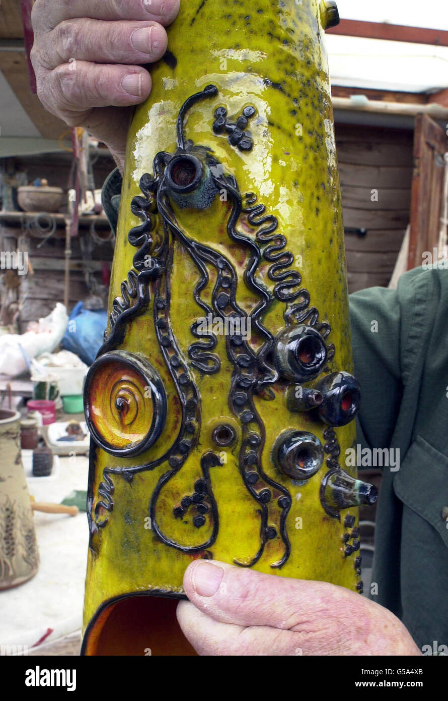 Poole Pottery Guy Sydenham Stock Photo - Alamy