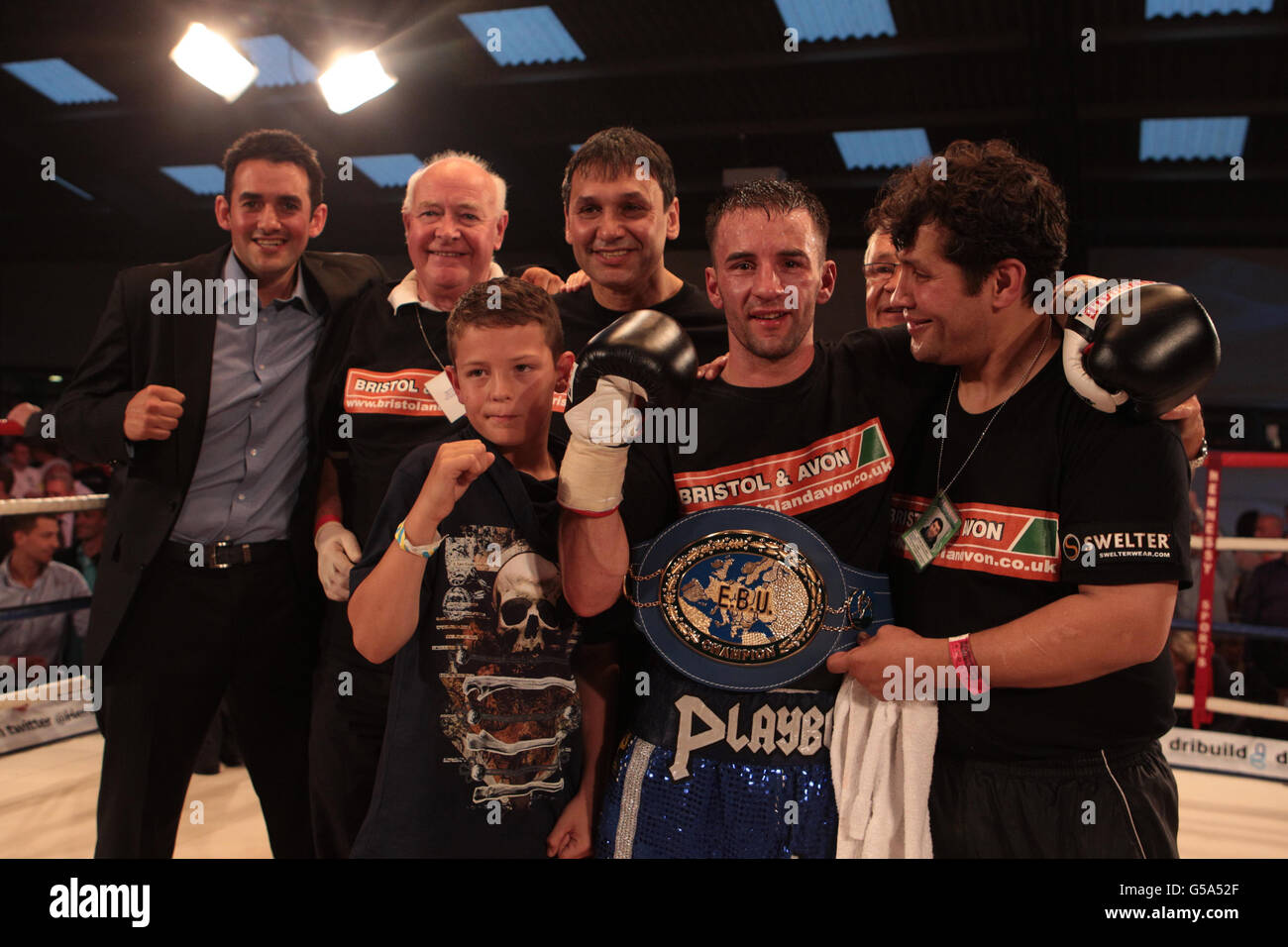 Boxing - Hand Arena - Clevedon Stock Photo - Alamy