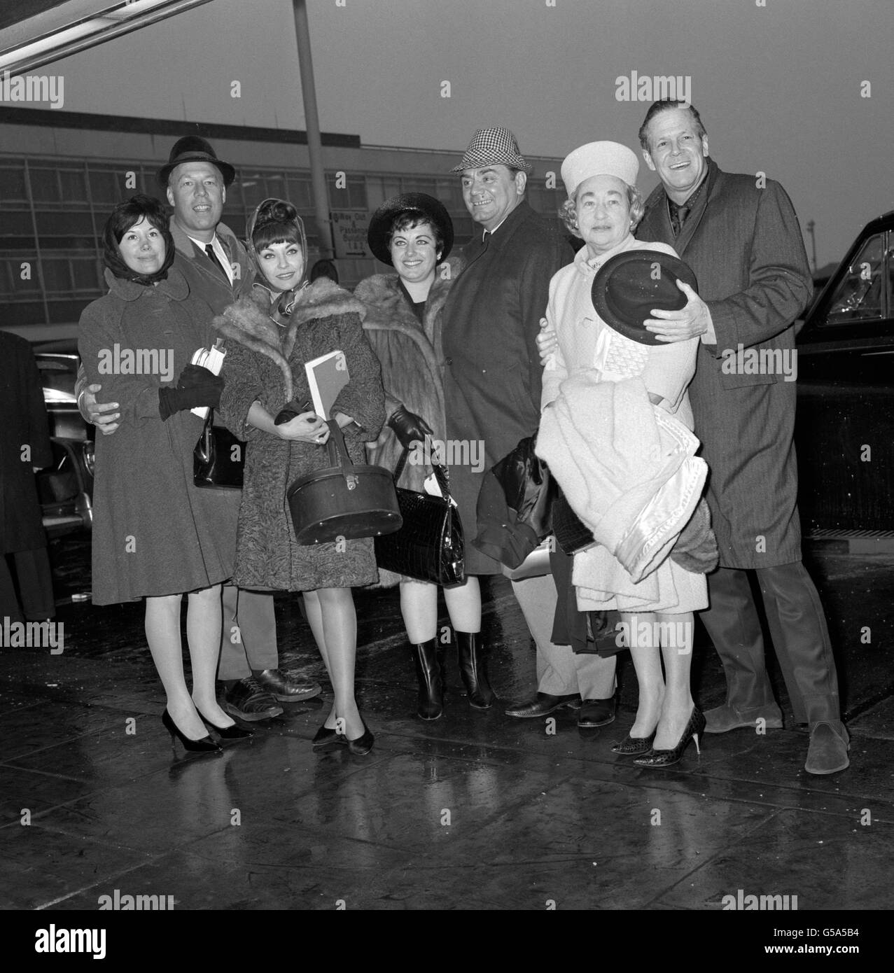 George kennedy and his wife norma wurman hi-res stock photography and ...