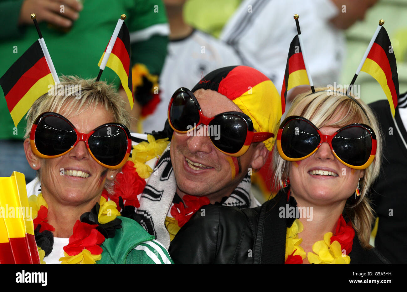 German fans in stands hi-res stock photography and images - Alamy